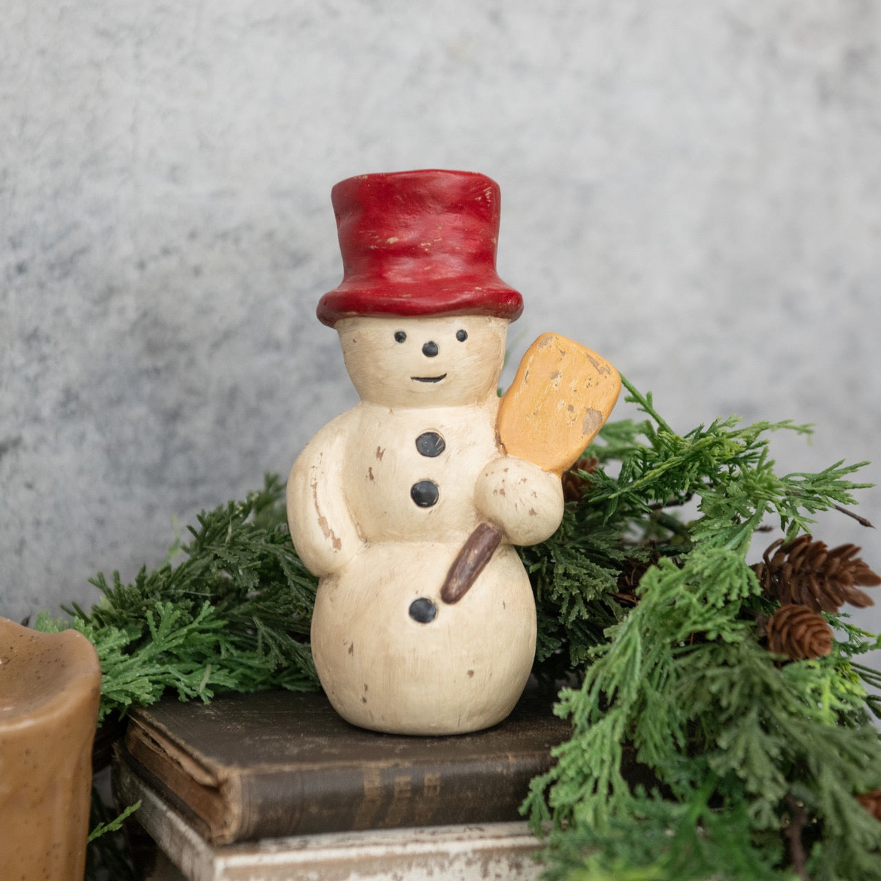 Red Hat Snowman | Candy Cane Christmas Company
