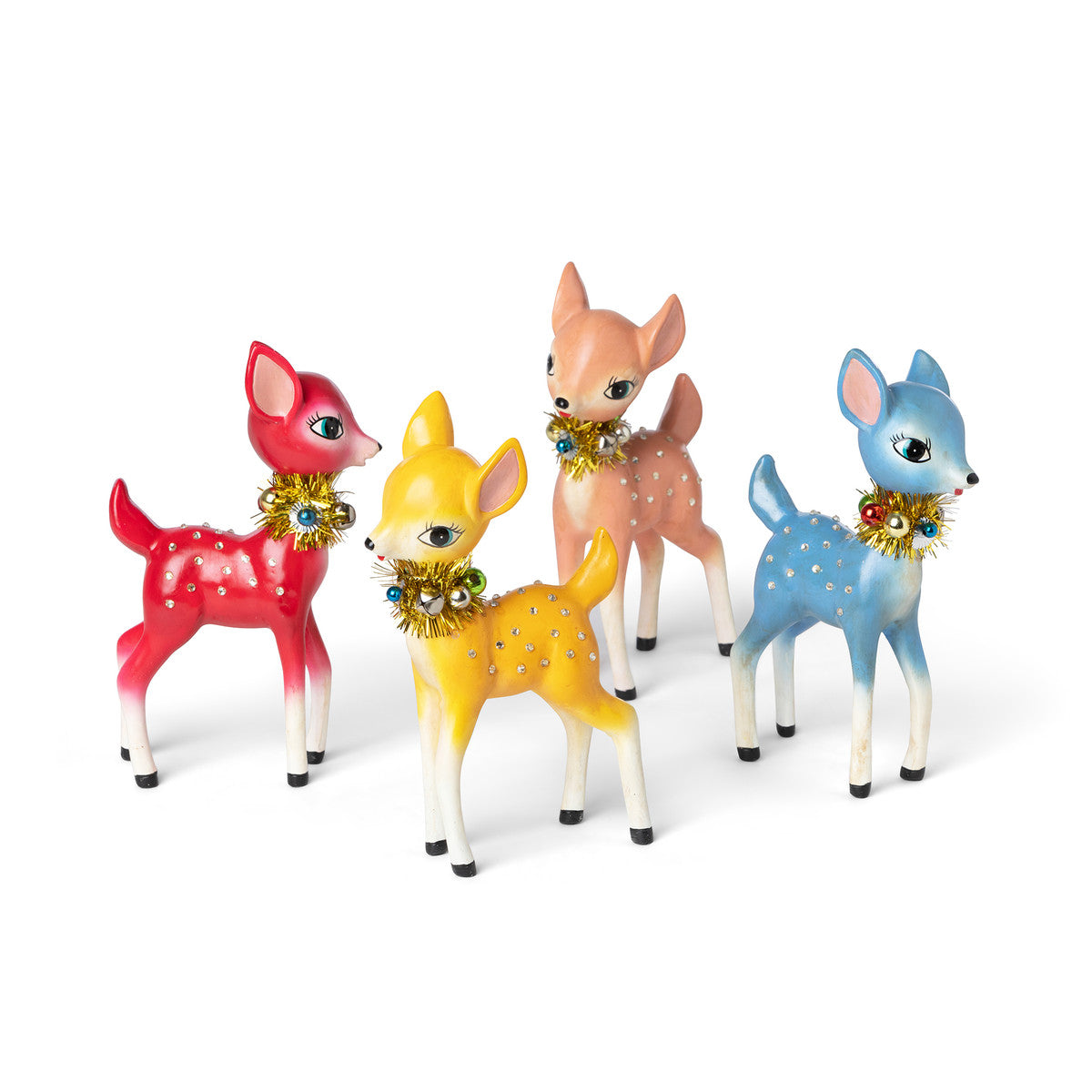 Retro Standing Sparkle Deer- 4 Colors | Candy Cane Christmas Company