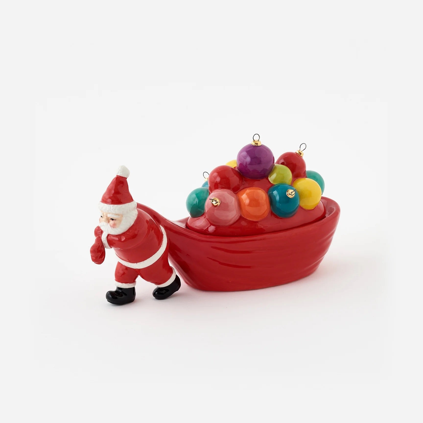 Santa Candy Dish | Candy Cane Christmas Company