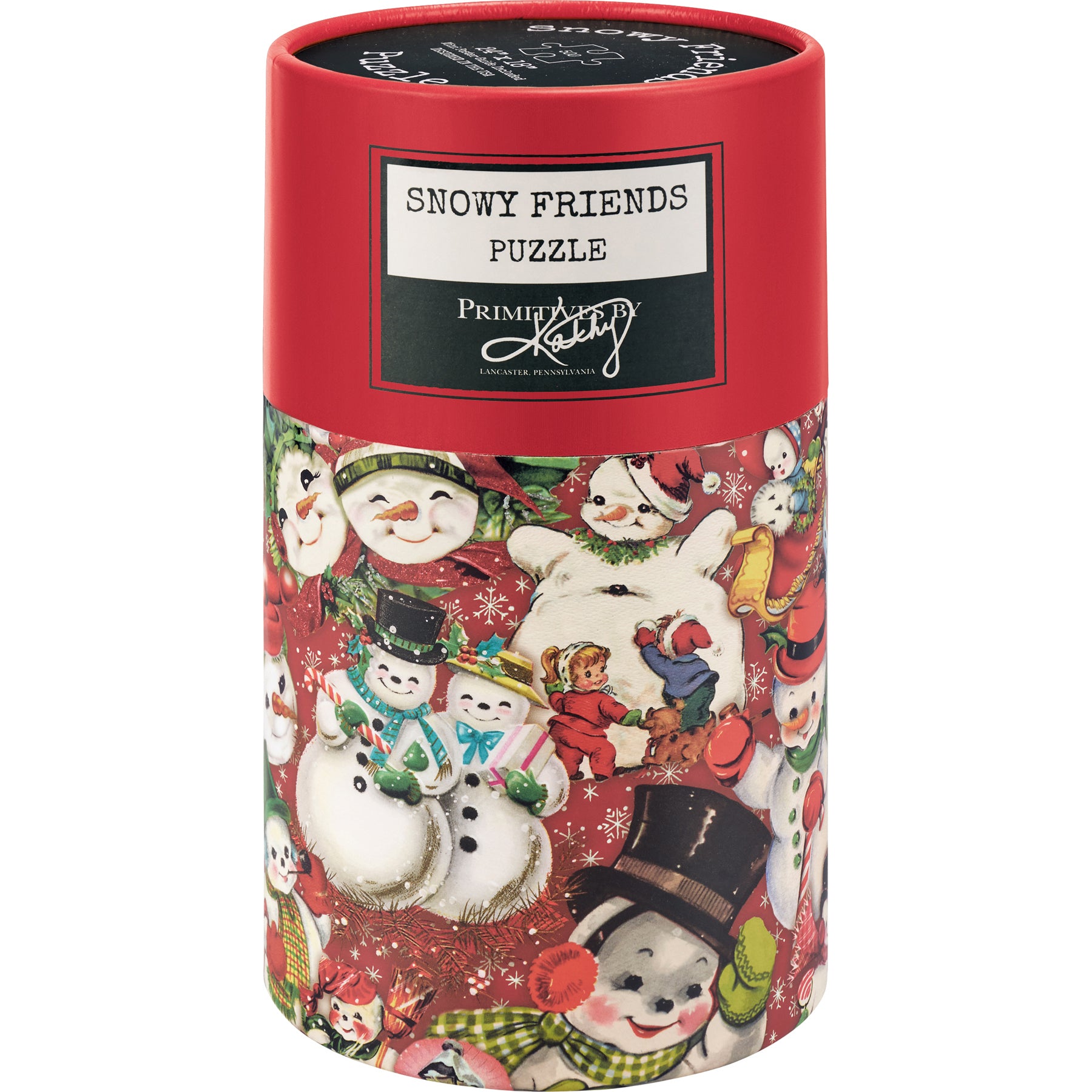 Snowy Friends 500 Piece Snowman Puzzle | Candy Cane Christmas Company