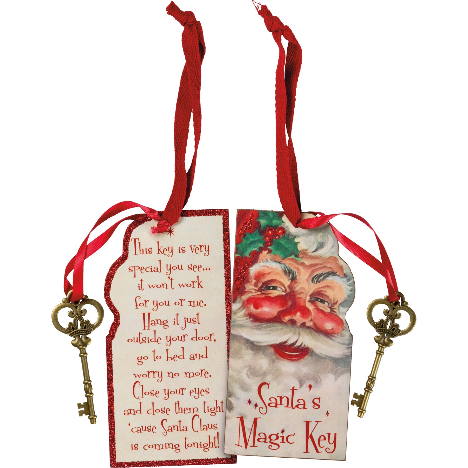 Santa's Magic Key Ornament | Candy Cane Christmas Company